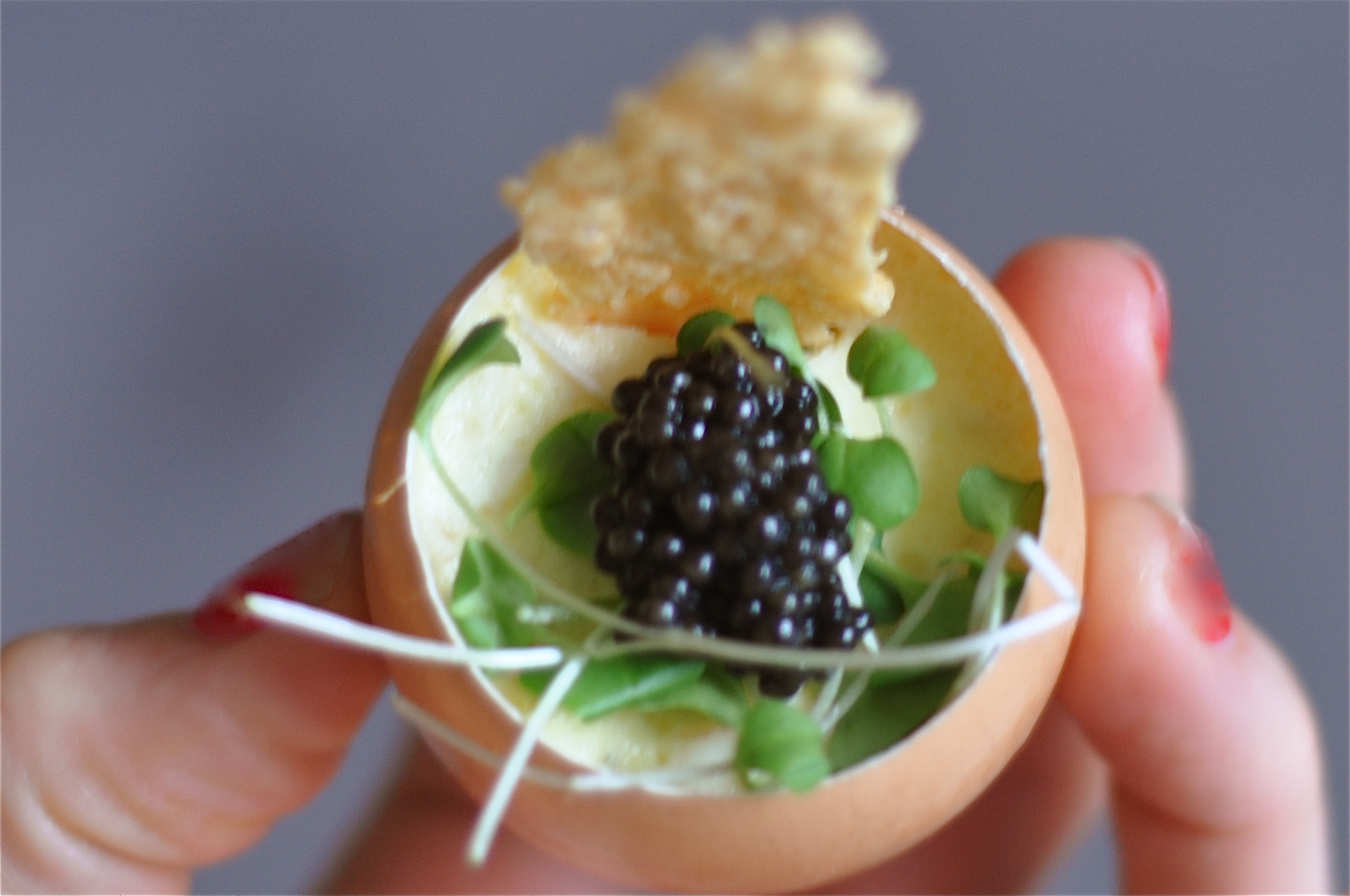 Caviar Egg Cups | Amy Glaze's Pommes D'Amour