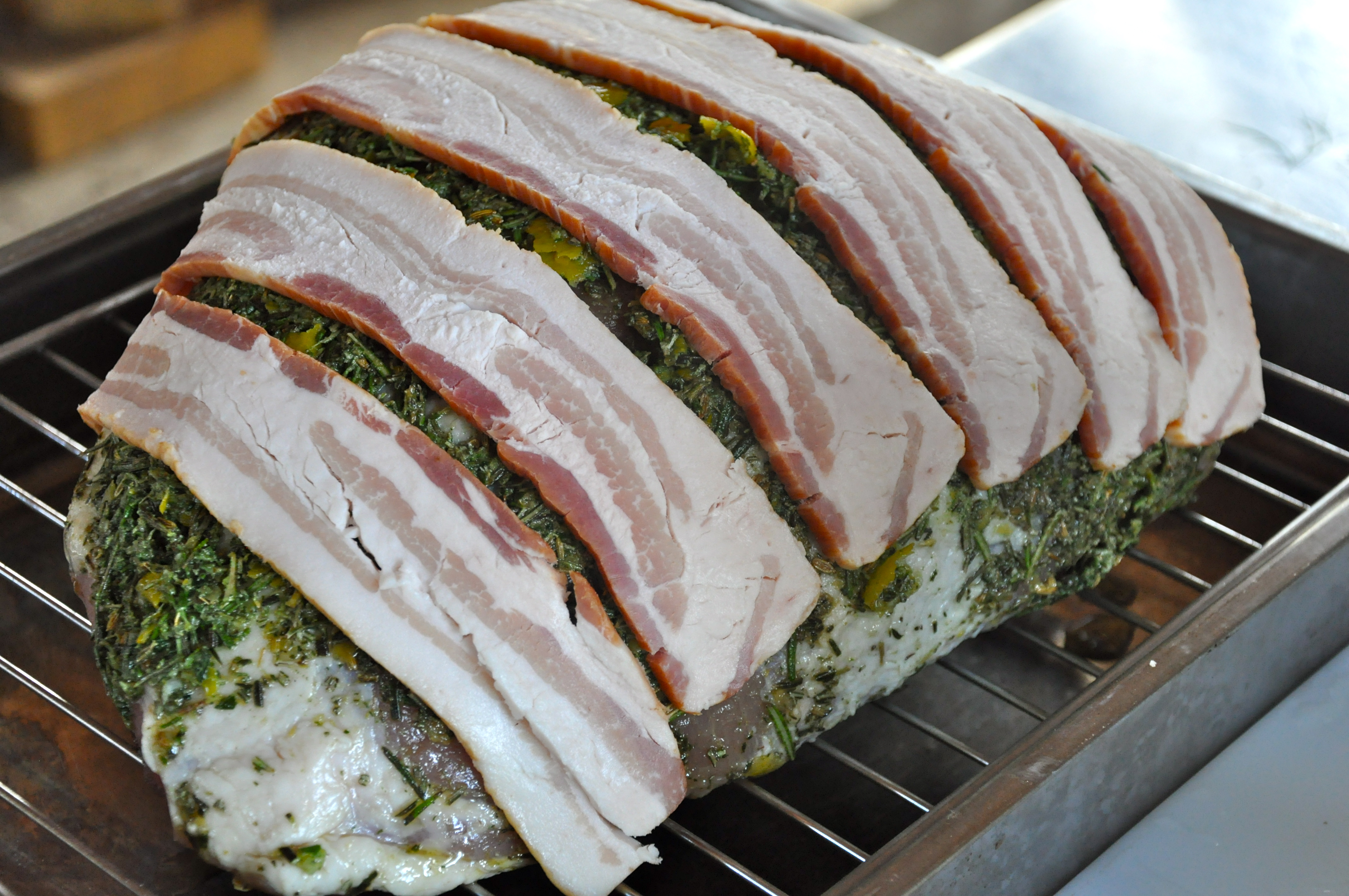 Fresh Ham With Citrus Peel & Fennel Seed Herb Crust | Amy Glaze's ...